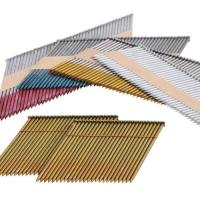 China 34 Degree D-Head Paper Strip Frame Nails 2.8mm x 50mm Stainless Steel for Wooden Paneling for sale