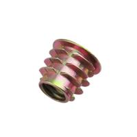 China Insert Furniture Nut With Washer Brass Plated for sale