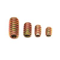 China M6 M8 M10 Yellow Zinc Plated Steel Hex Socket Insert Nuts for Wood Furniture DIN Standard for sale