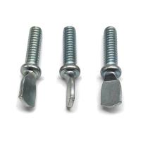 China Custom Carbon Metal Wing Racket Spade-Head Regular Thumb Screws With Washer for sale