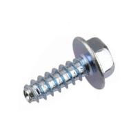 China Zinc Plated Hex Phillips Head With Washer Flang Tapping Screws for sale