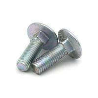 China M8 Stainless Steel DIN603 Carriage Bolt Mushroom Head Square Neck with Hex Nut 12-100mm for sale