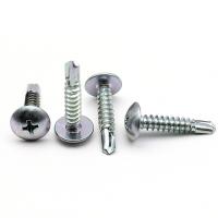 China Steel Pan Head Cross Recessed Self Drilling Screw A2 M3 Titanium 12mm for sale