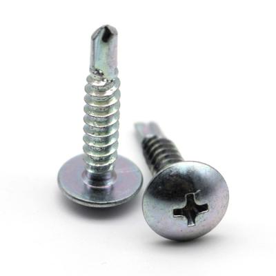 China Steel Pan Head Cross Recessed Self Drilling Screw A2 M3 Titanium 12mm for sale