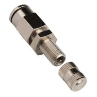 China 1/4'' Schrader Air Inflation Valve With Push To Connect for sale