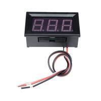 China 3 Wire 0.56 inch 0-30V DC LED Digital Voltmeter Car Motorcycle Volt Tester Red Display for sale
