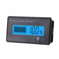China 7-100V Lead Acid Lithium Battery Capacity Indicator Voltmeter 12V 24V 48V Car Motorcycle for sale