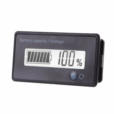 China 7-100V Lead Acid Lithium Battery Capacity Indicator Voltmeter 12V 24V 48V Car Motorcycle for sale