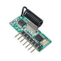 China 433MHz RF Wireless Receiver Module 4 Channel Learning Decoding Remote Control 3-5V for sale