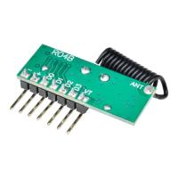 China 433MHz RF Wireless Receiver Module 4 Channel Learning Decoding Remote Control 3-5V for sale
