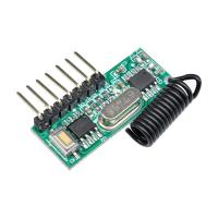 China 433MHz RF Wireless Receiver Module 4 Channel Learning Decoding Remote Control 3-5V for sale