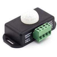 China DC 12V 24V 8A PIR Motion Sensor Switch for LED Strip Light Automatic Infrared Detector for sale