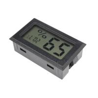 China Black Mini Digital Lcd Thermometer Hygrometer Indoor Convenient Temperature Sensor Humidity Meter Instrument for sale