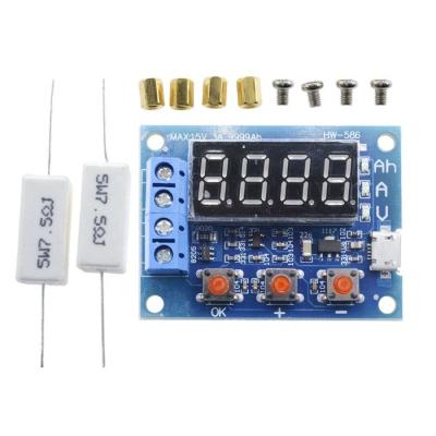 China HW-586 ZB2L3 1.2V-12V 18650 Li-ion Lithium Battery Capacity Tester 3A Discharge Meter for sale