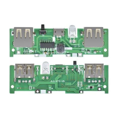 China Micro USB 5V 1A 2A Polymer Battery Mobile Power Bank Voltage Charger Module for sale