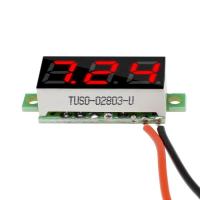 China 0.28 Inch 2.5v-30v Mini Digital Voltmeter Red Led Display 2 Wires for sale