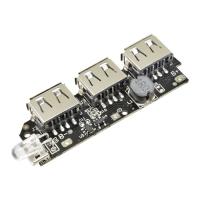 China 3 USB Power Bank Battery Charger Module Circuit Board Step Up Boost DIY 5V 2.1A for sale