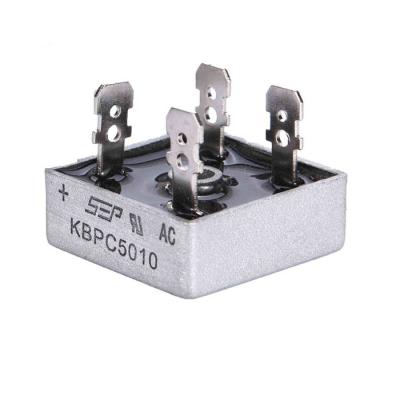 China KBPC5010 50A 1000V Bridge Rectifier Diode Electronic Components for sale