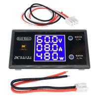China Lcd Digital Panel Meters Voltmeter Ammeter Dc 50v 5a 100v 10a Voltage Current Power Meter for sale