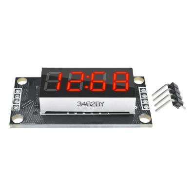China TM1637 4 Digit 0.36 Inch Red LED Display Module 7 Segment Decimal Clock for Arduino for sale