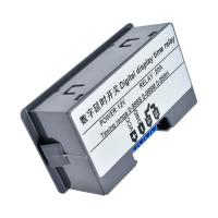 China Black Covering Dual Display Time Delay Relay 12v Module Dc 20a for sale