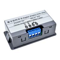China Black Covering Dual Display Time Delay Relay 12v Module Dc 20a for sale