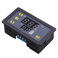 China 24v Thermostat 10a Digital Led Dual Display Cycle Delay Timer Relay 0-999hours for sale