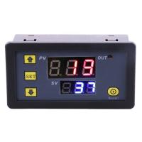 China 24v Thermostat 10a Digital Led Dual Display Cycle Delay Timer Relay 0-999hours for sale