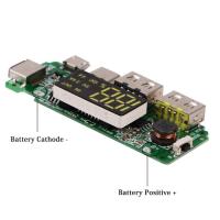 China QC Dual USB 18650 Lithium Battery Charger Module Step Up Buck Converter 5V 2.4A for sale