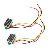 China 0.28 Inch DC LED Digital Voltmeter 0-100V Voltage Meter with Reverse Protection for Auto Car Mobile 12V for sale