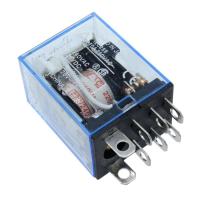 China OMRON LY2NJ AC 220V 8 Pin DPDT Power Relay 10A 240VAC with LED Indication for sale