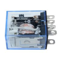 China OMRON LY2NJ AC 220V 8 Pin DPDT Power Relay 10A 240VAC with LED Indication for sale