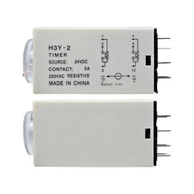 China H3Y-2 Time Delay Relay DC 24V 0-30 Second Countdown Timer 8 Pin DPDT for sale