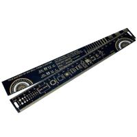 China 25cm 10 Inch Multifunctional PCB Ruler Measuring Tool for Resistor Capacitor Chip IC Engineering for sale