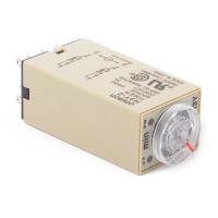China H3Y-2 220V AC 8P Dpdt Timer Relay 0-30 Minutes Timing Delay Range With Base for sale