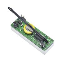 China DS3231SN Digital Clock Module 3 in 1 Time Thermometer Voltmeter Green LED Display 5-30V DC for sale