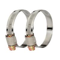 China German Type Worm Drive Bridge Loaded Clamp Strong Torque Hose Clamp for sale