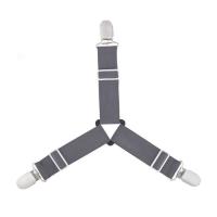 China White Adjustable Sofa Bed Sheet Clips Holder With Band / Straps for sale