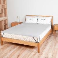 China White Adjustable Sofa Bed Sheet Clips Holder With Band / Straps for sale