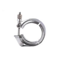 China Stainless Steel 304 Flange Turbo Exhaust Pipe V Band Hose Clamp 2.5 Inch for sale