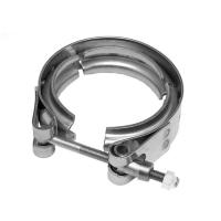 China Stainless Steel 304 Flange Turbo Exhaust Pipe V Band Hose Clamp 2.5 Inch for sale