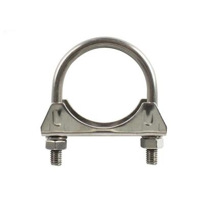 China U Bolt Type Exhaust Pipe Muffler Clamp - ( Galvanized Iron / Stainless Steel ) for sale