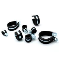 China German Type Fixing Rubber Clamps Cable R Type Hose Clamp For Tube for sale