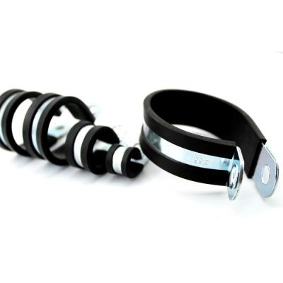 China German Type Fixing Rubber Clamps Cable R Type Hose Clamp For Tube for sale