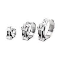 China Galvanized Iron Single Bolt Heavy Duty Pipe Clip Single Bolt Hose Clamp for sale