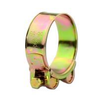 China Powerful Hose Clamp 52mm Alloy Steel Fasteners for sale