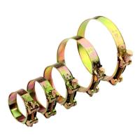 China Powerful Hose Clamp 52mm Alloy Steel Fasteners for sale