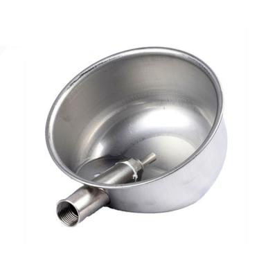 China Stainless Steel 304 Pig Drinking Bowl 29.5x22cm for Sow Livestock Waterer for sale