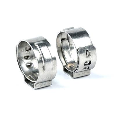 China Small Diameter Stainless Steel Hose Clamp Crimp Ring 13.7mm for PEX for sale