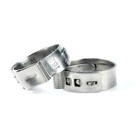 China Small Diameter Stainless Steel Hose Clamp Crimp Ring 13.7mm for PEX for sale